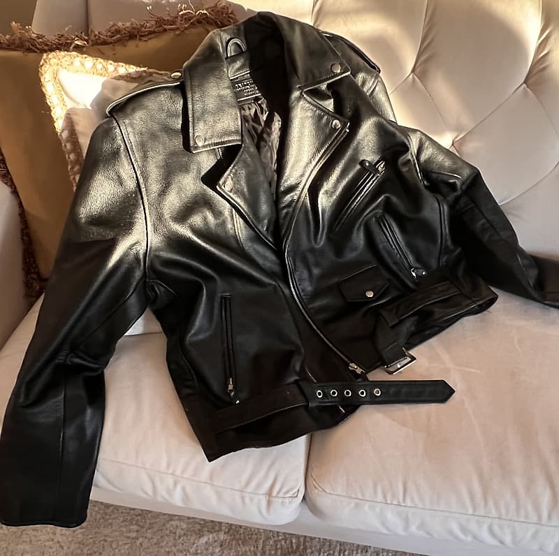 Gibson Slash Official GnR Leather Biker Jacket | Reverb