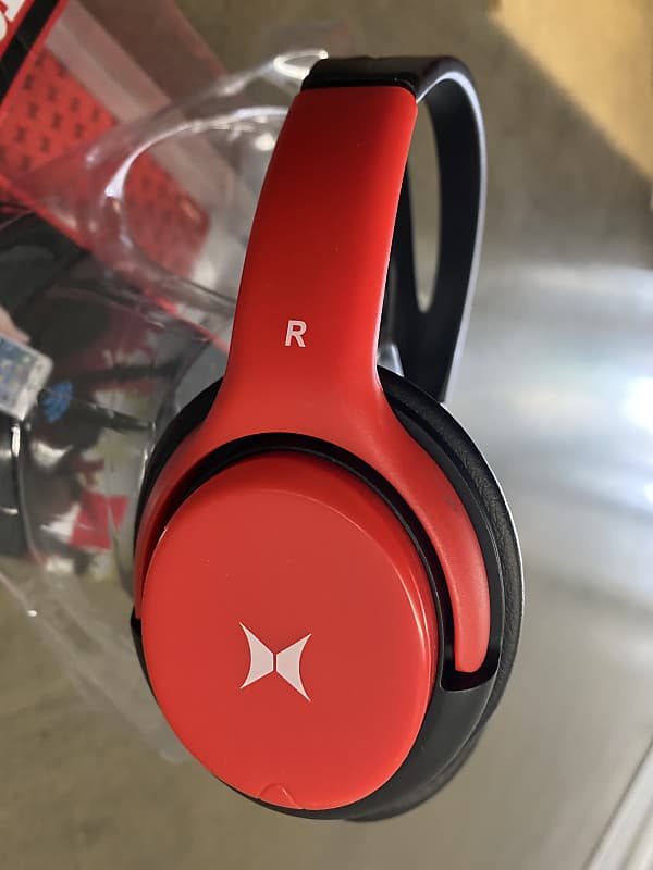 Blu Audio Xtreme - Bluetooth Headphones with Microphone - Red | Reverb