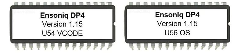 Ensoniq DP/4 firmware Latest OS upgrade v 1.15 – OS Eprom | Reverb