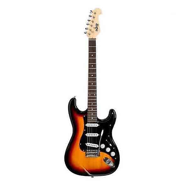 Monoprice Indio Cali Classic Electric Guitar - Sunburst, With | Reverb