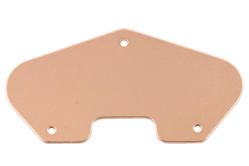 Steel Ground Plate For Tele Bridge Pickup - COPPER PLATED | Reverb