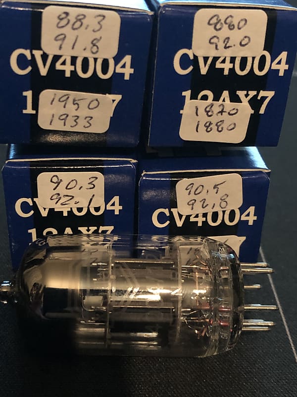 Mullard CV4004 / 12AX7 Matched quad | Reverb