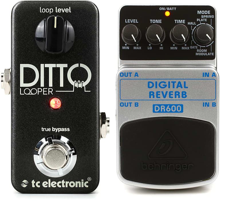 TC Electronic Ditto Looper Pedal Bundle with Behringer DR600 | Reverb