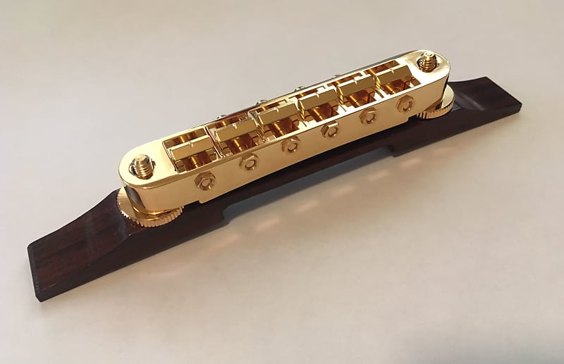 GOLD ROLLER ADJUSTOMATIC BRIDGE FOR GRETSCH GUITARS With | Reverb