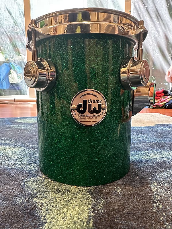 DW 8x6 Rata Tom Collector's Series Maple Late 2000s - Green | Reverb