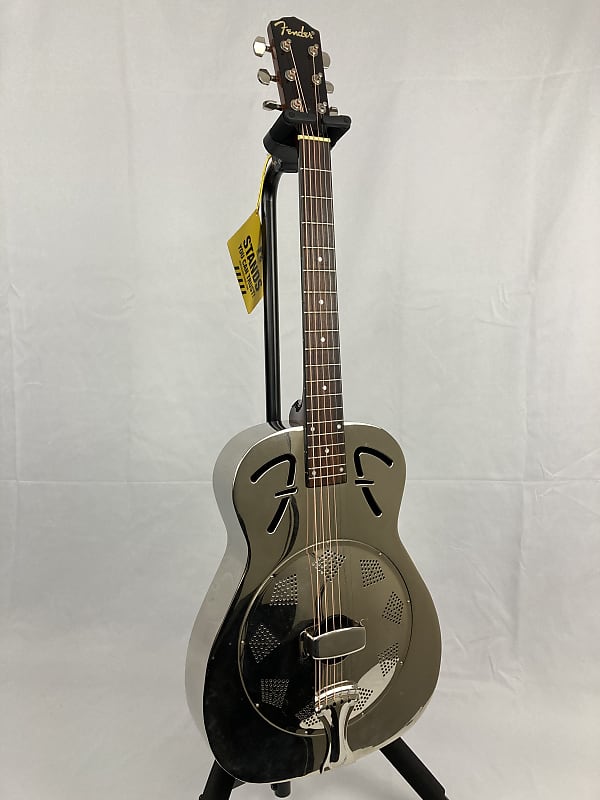 2003 Fender FR-48 Roundneck Steel Body Resonator | Reverb