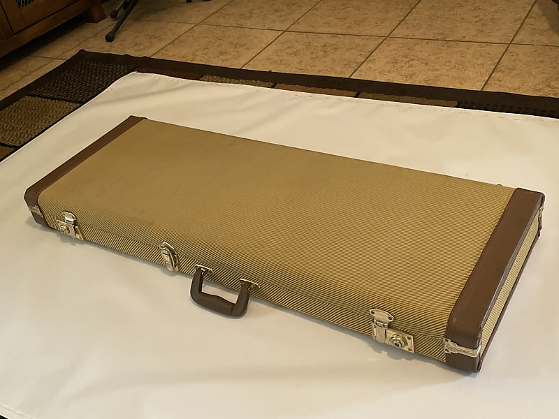 Fender Style Tweed Hardshell Electric Guitar Case Fits | Reverb