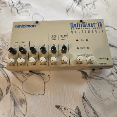 Midiman 10 Channel Mixer | Reverb