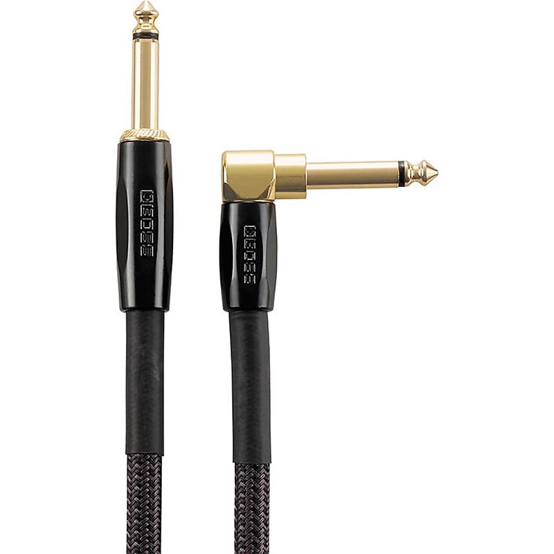 Boss BIC-P10A Premium Instrument Cable, Angled/Straight, | Reverb