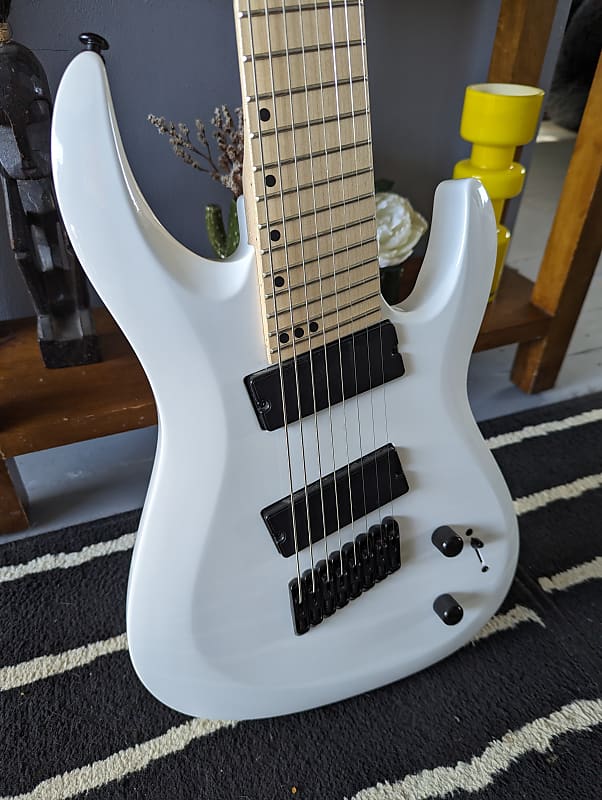 Harley Benton 8 String - R-458MN WH MultiScale - White | Reverb UK