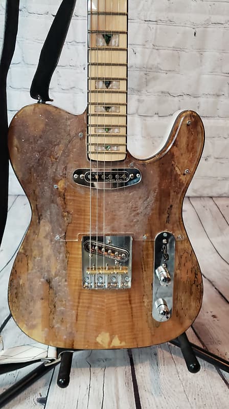 Studio Zero Tele-style Upcycle 2021 - Spalted maple, with | Reverb