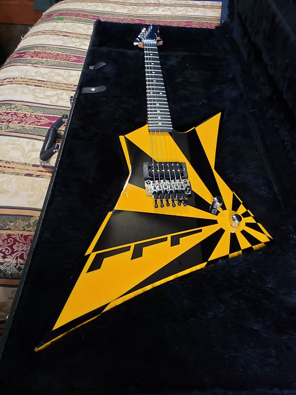 Wayne (Charvel) Oz Fox Explorer Stryper 777 custom graphic | Reverb