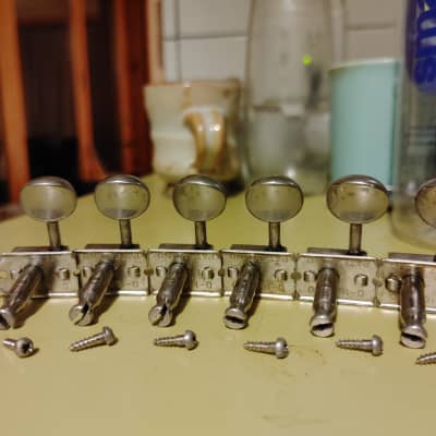 Fender Kluson Deluxe tuners, double line, Jazzmaster, Jaguar, | Reverb