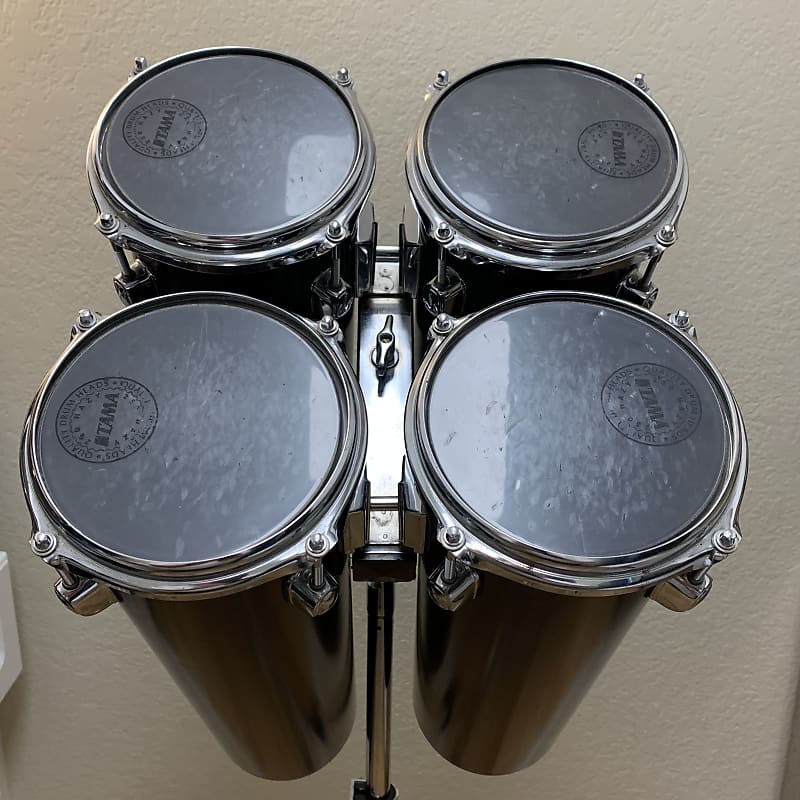Tama Octobans 4 Piece Low Set w/Stilt Stand ca. 2008 - | Reverb