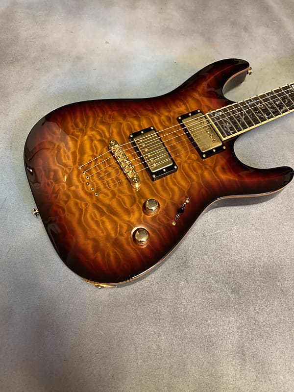 2007 Schecter Diamond Series C-1 Classic Sunburst Quilt w/HSC | Reverb