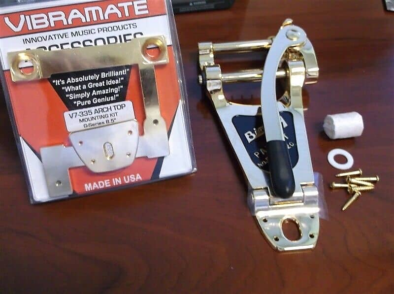 Bigsby B7 & Vibramate V7-335 G-Series Mount Kit For Archtop, | Reverb