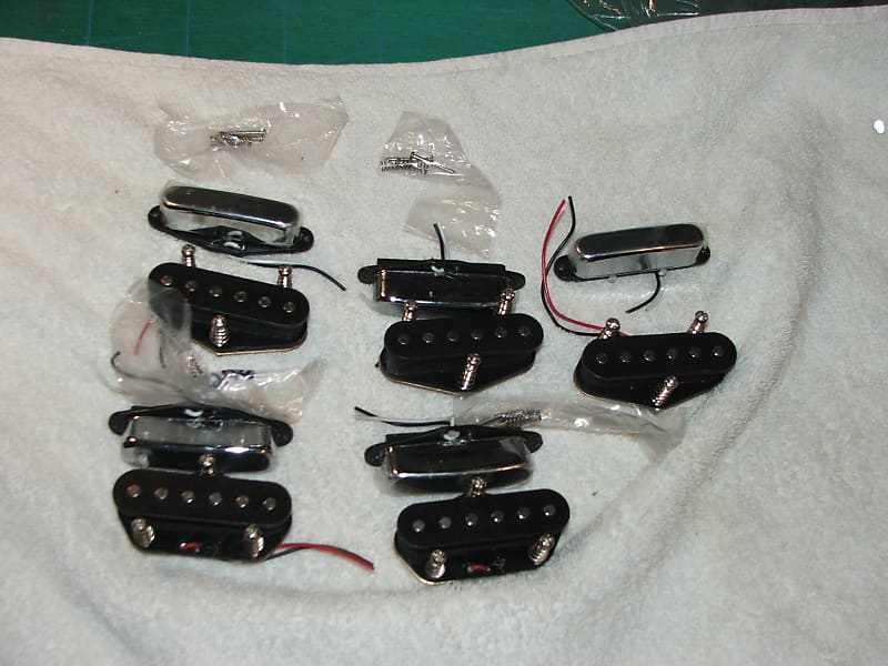 (5) sets of tele style pickups....never used...screws and | Reverb