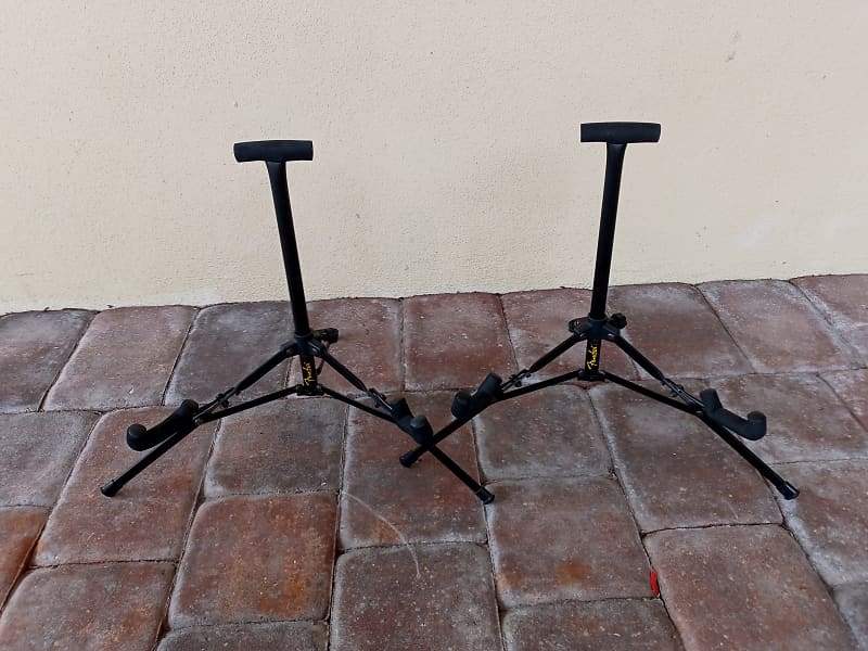 Fender Mini Electric Guitar Stands (2 pack) (Black) | Reverb