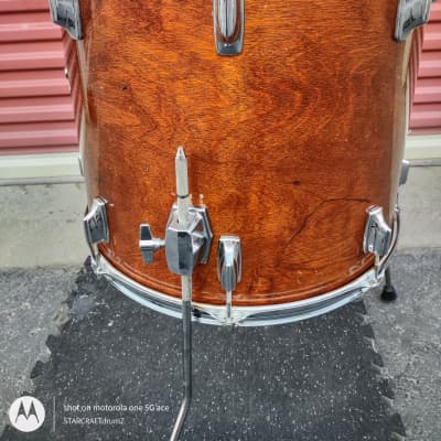 Tama Superstar 18x16 Floor Tom Early 80s - Mahogany | Reverb