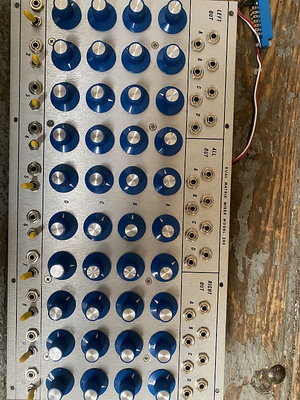 Buchla Format Duel Matrix Mixer 205 clone 2019 Silver | Reverb