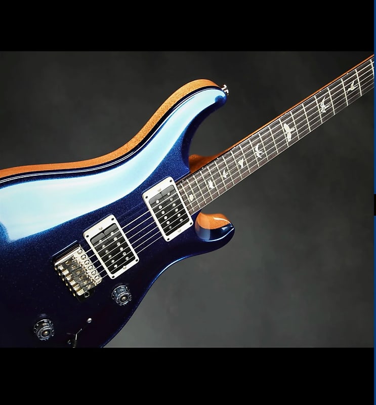 PRS Custom 24 Core 2019 - Royal Blue Metallic fine silver & | Reverb