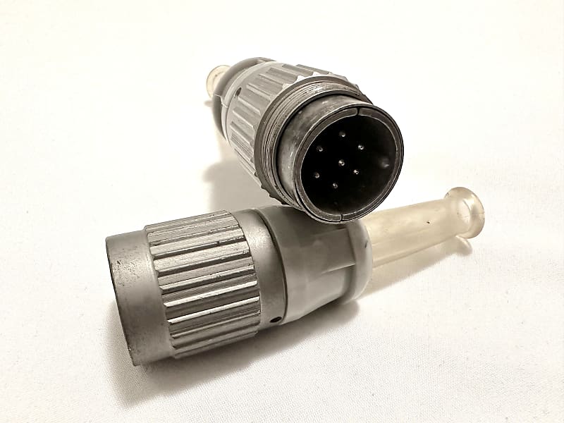 1960s Neumann M269 / M249 / M250 Microphone 7-pin Connectors | Reverb