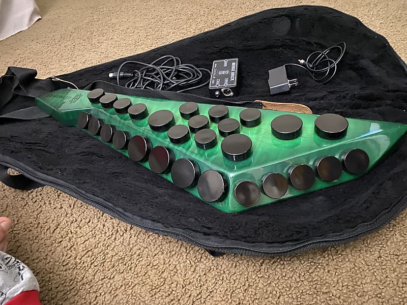 Zendrum ZX2 Flame Maple Green Sunburst | Reverb