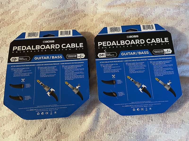 Boss Pedalboard Cable solderless custom kit | Reverb