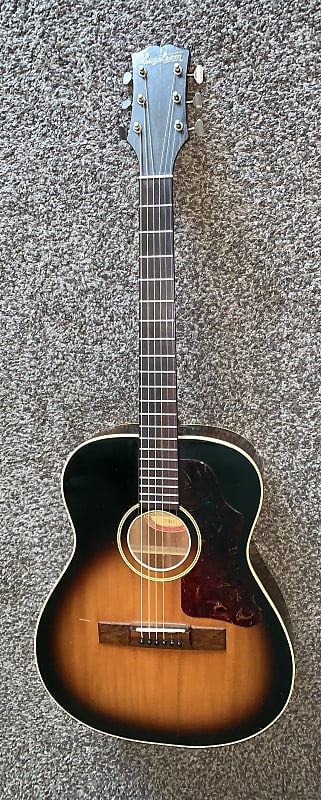 Vintage 1960's Hagstrom H22 OM acoustic guitar w/ Hard shell | Reverb