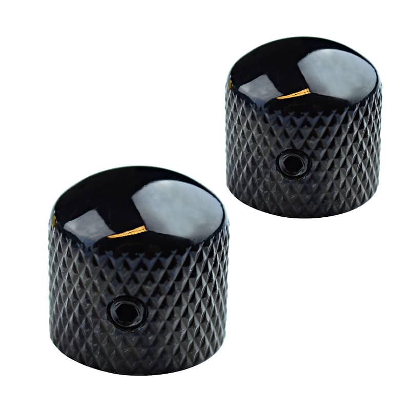 2 x Metal Telecaster Style Volume Tone Control Knob for Solid | Reverb