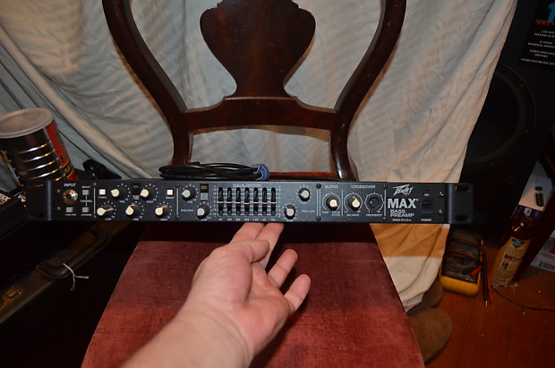 peavey max bass preamp rack mount black | Reverb
