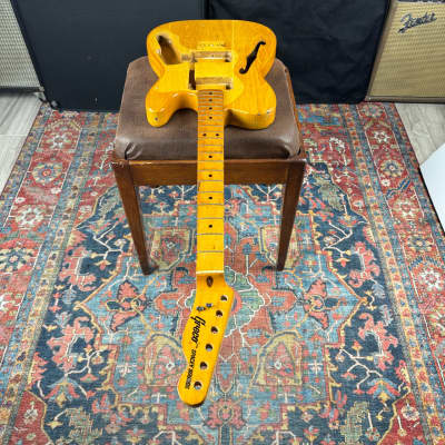 Greco Thinline Telecaster TE-500N Husk Body and Neck - 5.45 | Reverb