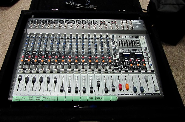 Behringer PMP5000 20 channel 1200 watt Powered Mixer w/ Case | Reverb