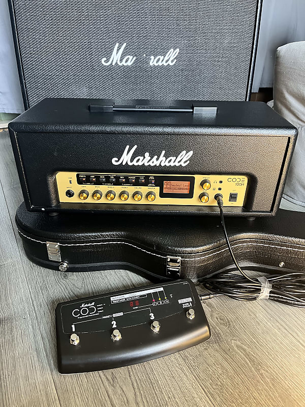 Marshall Code CODE100H and Marshall CODE 412 with the | Reverb