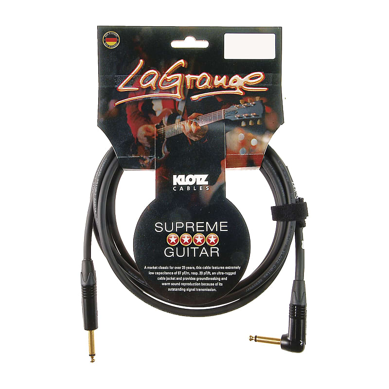 Klotz LAGPR0150 LaGrange GOLD instrument cable 1,5 m - | Reverb