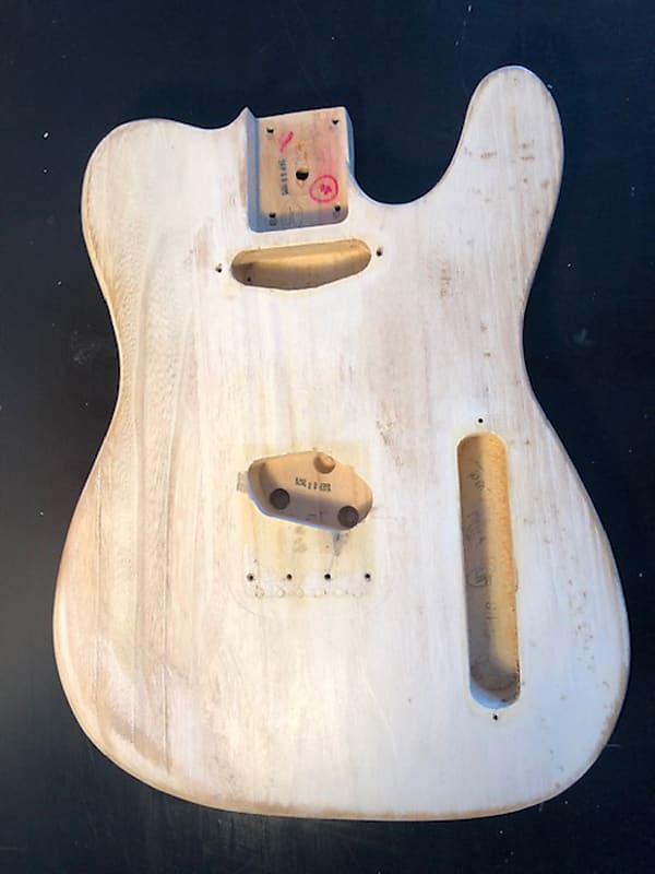 Telecaster Body 2020 white relic | Reverb