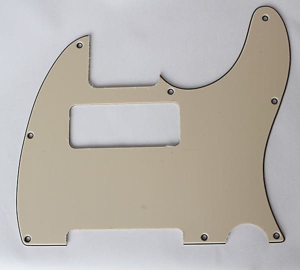 Tele P90 pickup Routing pickguard 3 ply Cream | Reverb UK