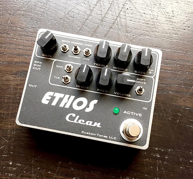 Ethos Clean Pedal - Custom Tones Inc | Reverb