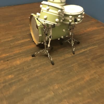 Pearl Custom 1982-1990 - Black & Wood Stripe | Reverb