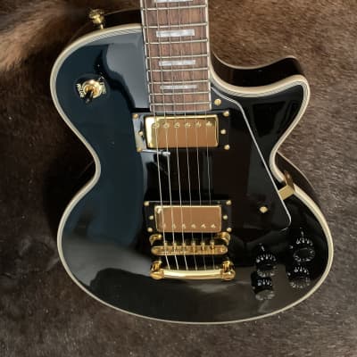 Firefly FFLP Les Paul Matte black with red binding | Reverb