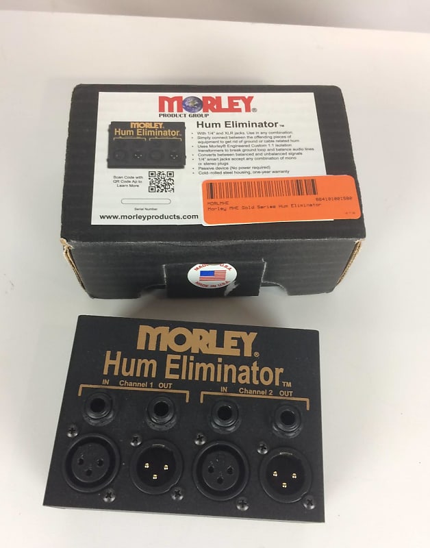 Open Box Morley MHE Gold Series Hum Eliminator | Reverb