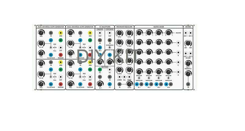 BOCGS VOLTRON 3 Serge Panel Analog Sequencer Mixer + Power | Reverb