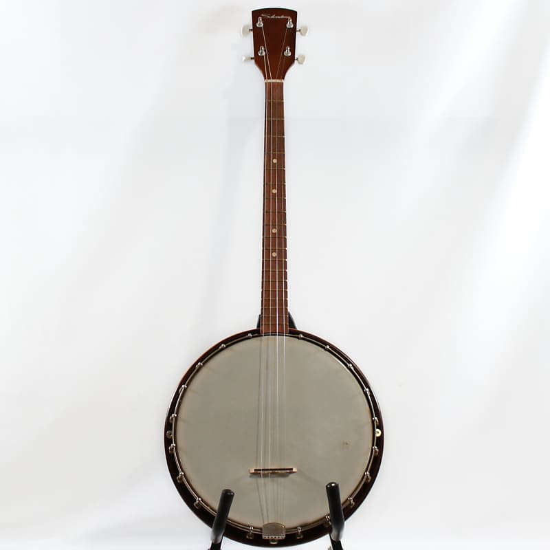 Late 50's - Early 60's Silvertone 4-String Resonator Tenor | Reverb