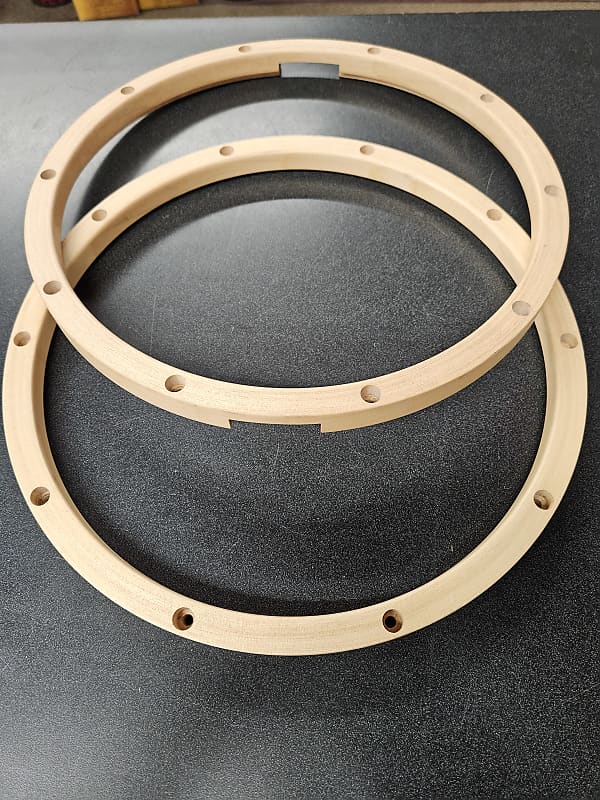 Unknown Wood hoops - Natural | Reverb