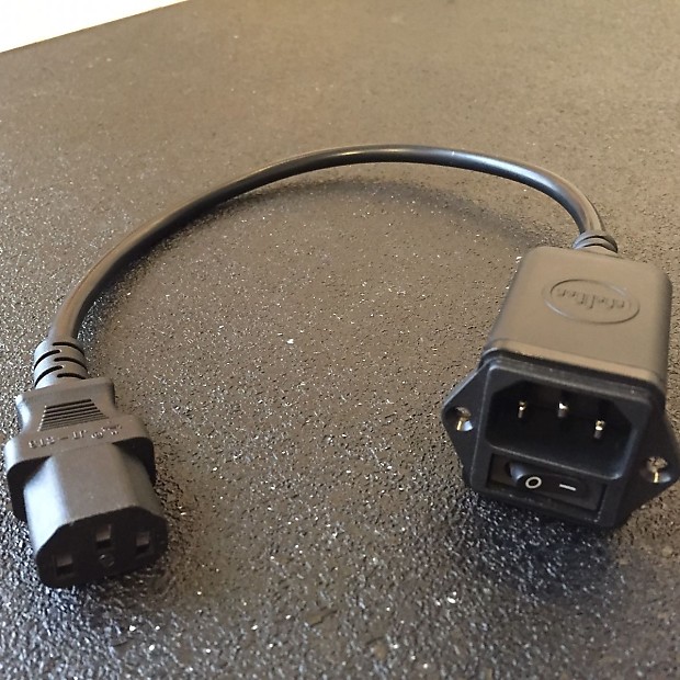 Temple Audio IEC power cord (on/off switch) | Reverb