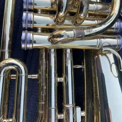 Bach B1106 marching baritone with case good shape | Reverb