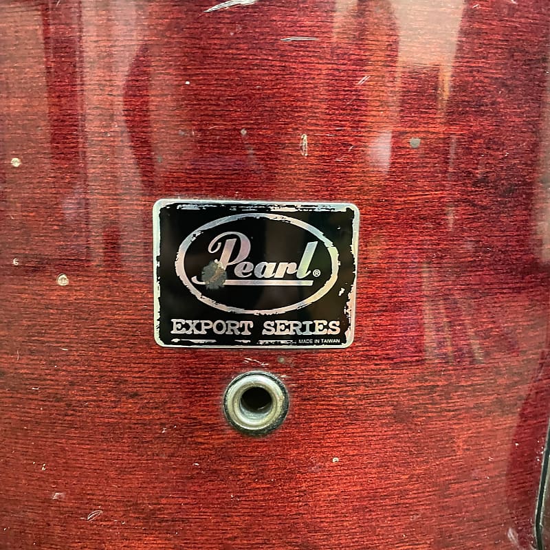Pearl Export Series Bass Drum 22x16 Red Stain | Reverb