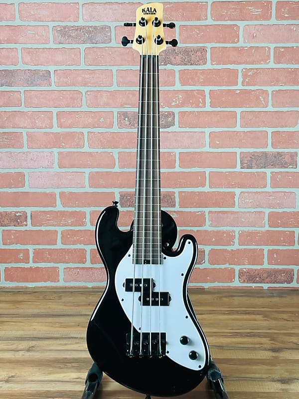 Kala Solid Body 4-String Jet Black Fretless U-Bass | Reverb