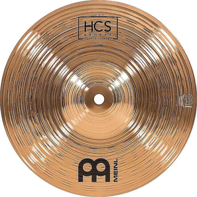 Meinl 10" HCS Bronze Splash Cymbal | Reverb