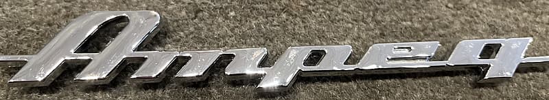 Ampeg Metal Logo 1990’s - 2000’s - Chrome | Reverb
